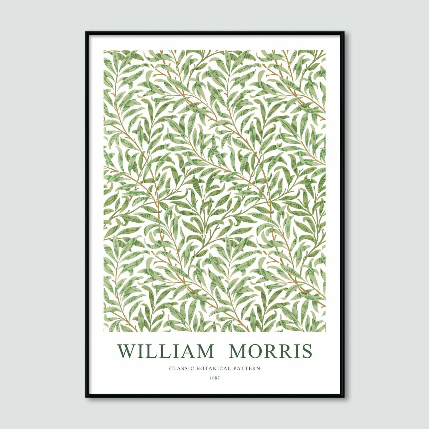 Постер в раме 50х70 Postermarkt, Ботанический W.Morris Pattern №2