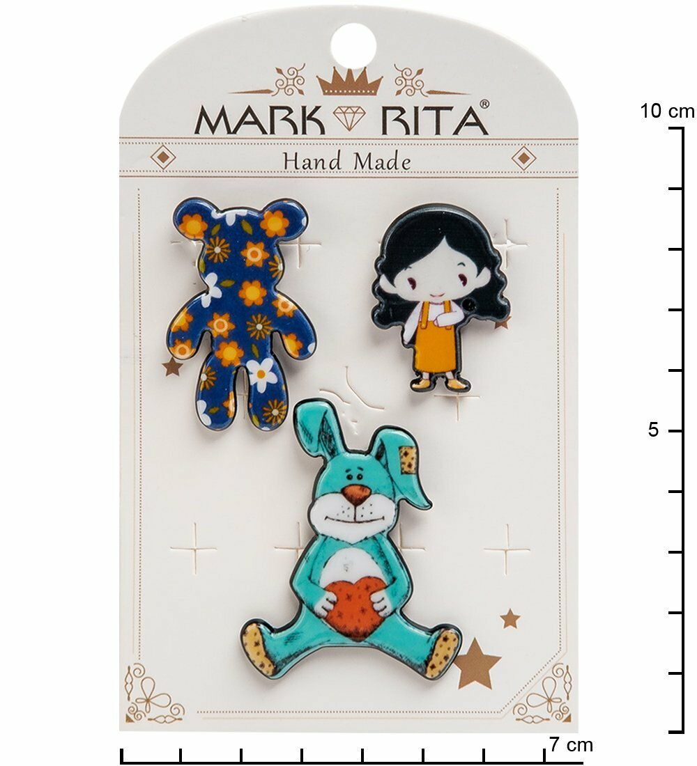 Комплект брошей