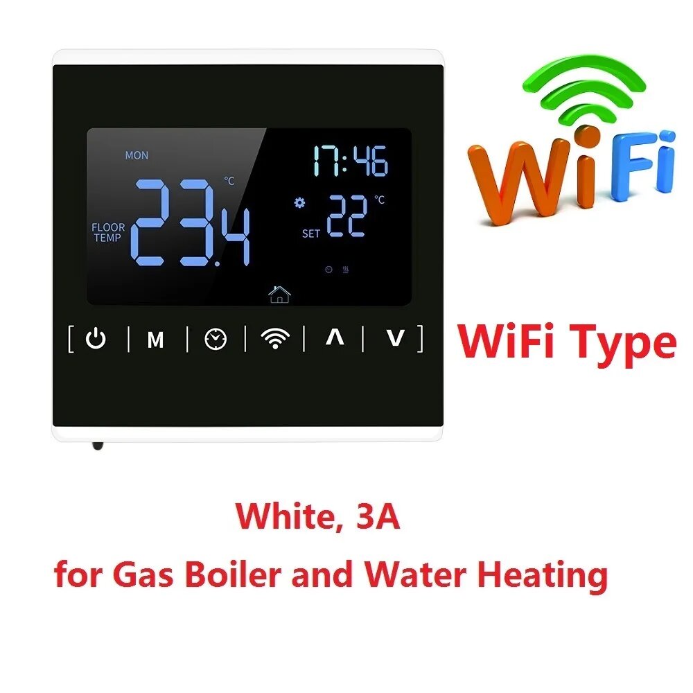 Термостат WiFi MINCO HEAT MH1823D, 3A, для газового котла