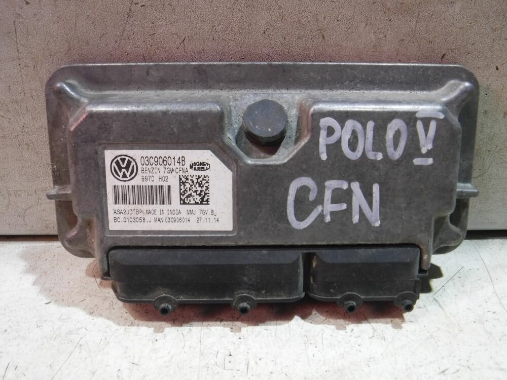 Блок управления двигателем VW Polo V 03C906014B
