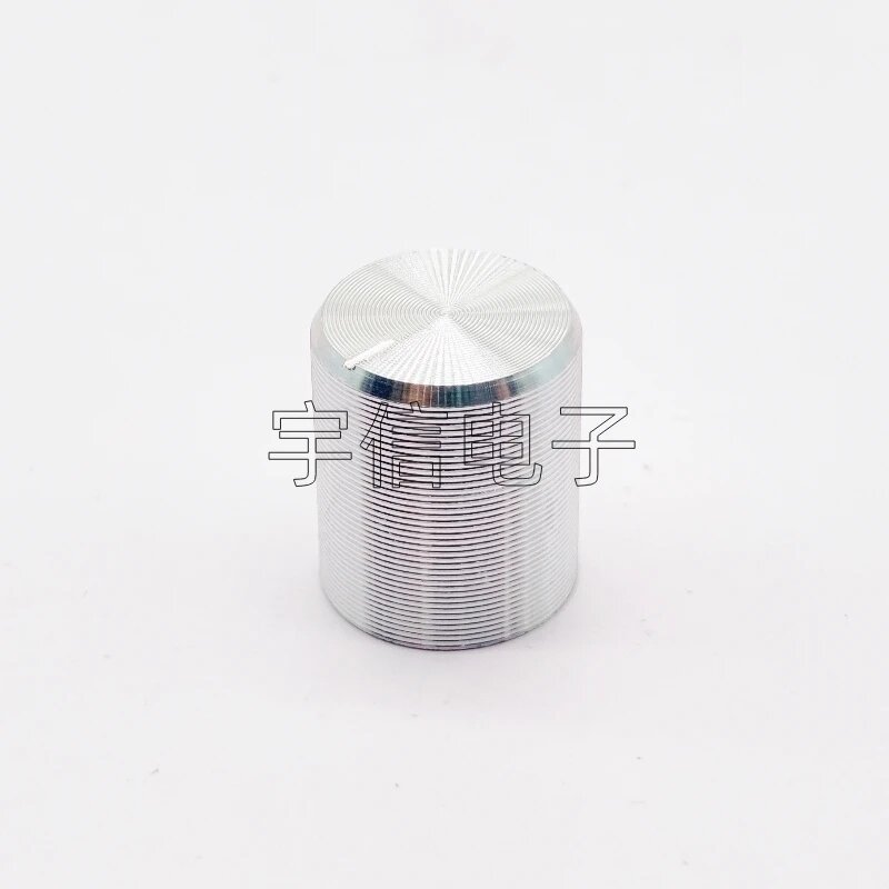 Крышки для потенциометров из алюминия 5 шт серебристый