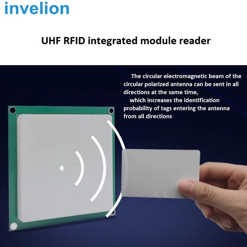 UHF RFID модуль YRM100, US 3dbi, 50x50mm — фото 1