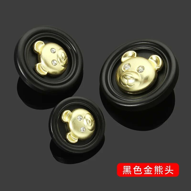 Пуговицы с большими пуговицами в виде медведя, 18/23/25 мм