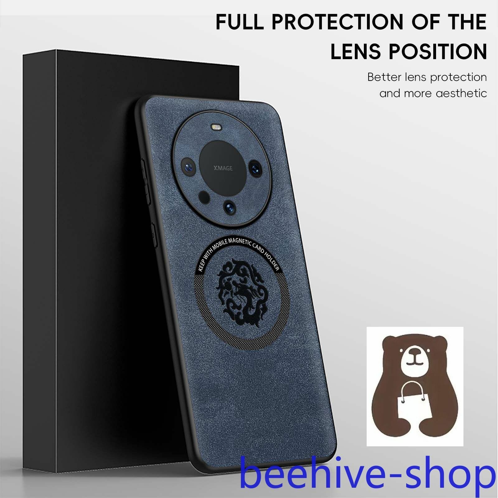 Чехол на Huawei Mate 60 Pro/ Mate 60 Pro+ (Хуавей Мате 60 Про, Мате 60 Пр Плюс) , Высококачественная кожа/Корпус телефона Huawei Mate 60 Pro/ Mate 60 Pro+