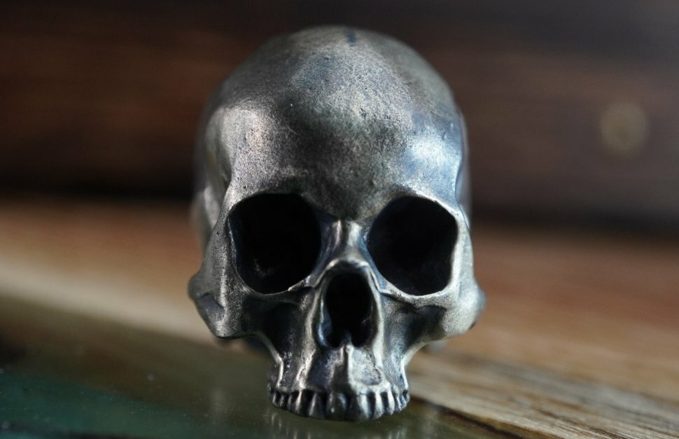 Бусина для темляка Rhyton Jewelry Череп без нижней челюсти