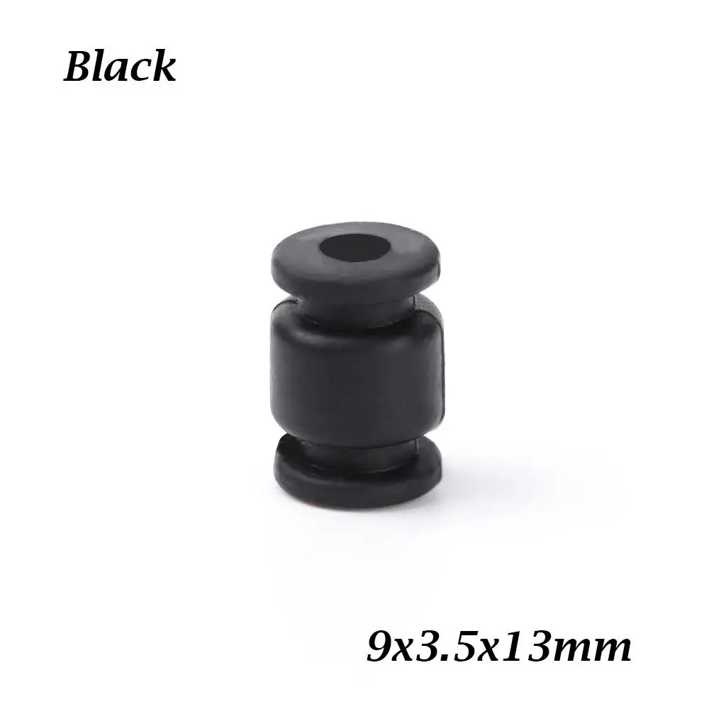 Черные силиконовые амортизаторы 9x3.5x13mm для FPV дрона