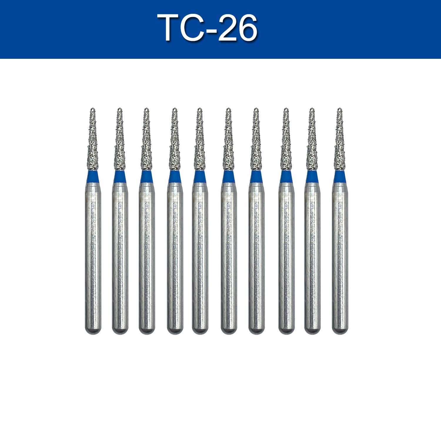 Стоматологические боры алмазные WELLCK TC-26 FG 1.6 мм (10шт)