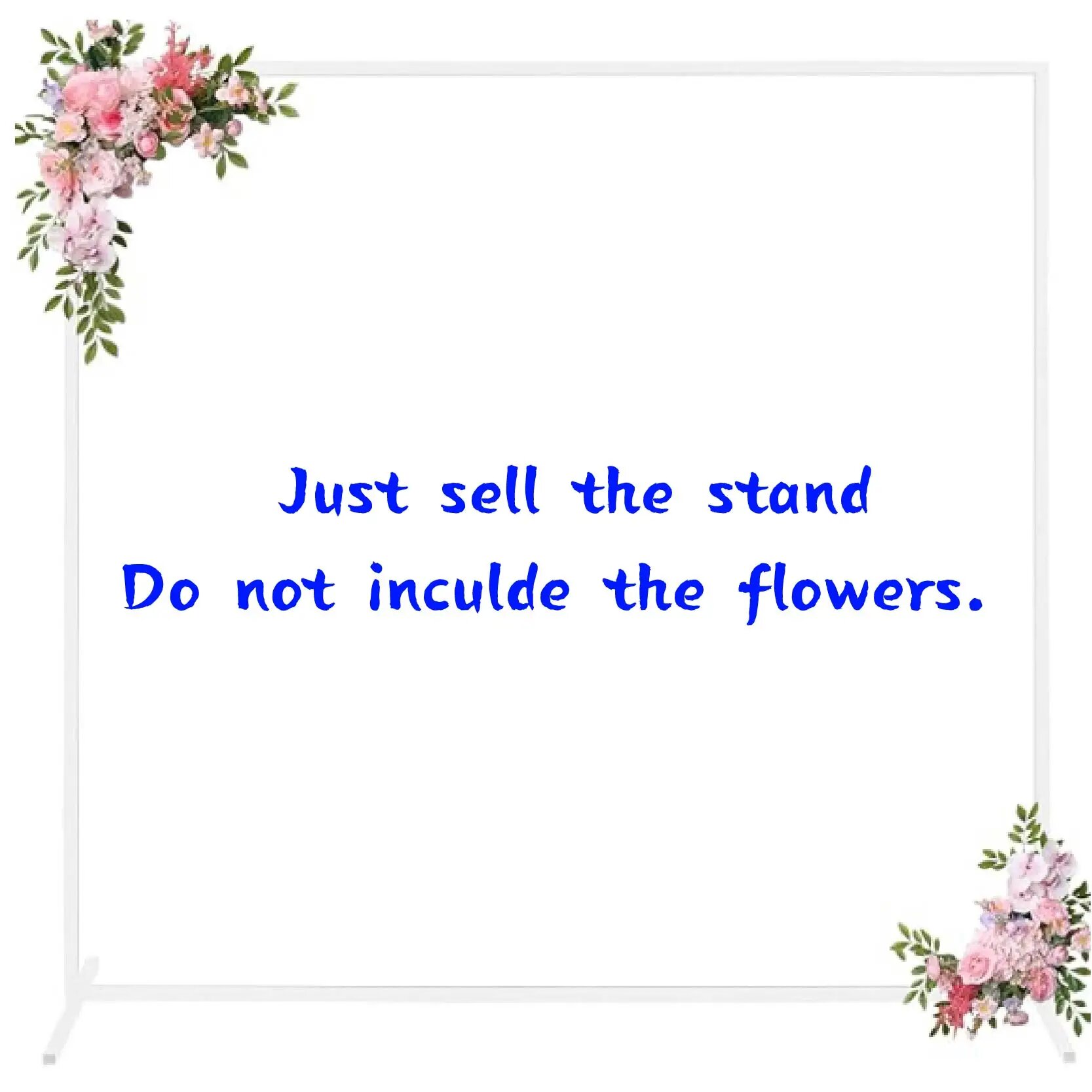 Металлическая свадебная арка 2х2 метра золотая/белая 1.5Mx2M(4.9FTx6.6FT), White