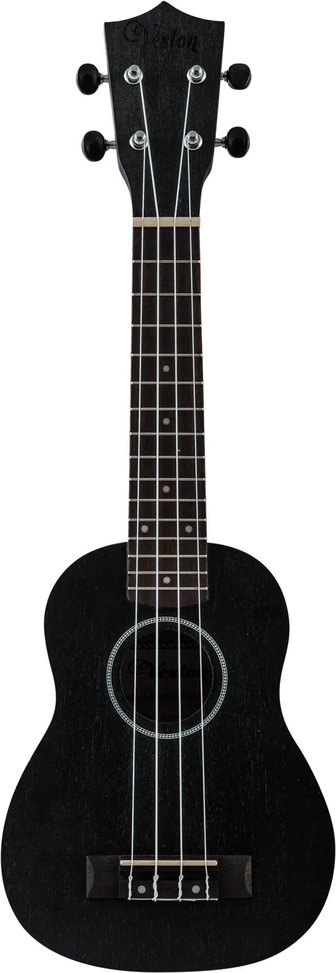 Музыкальный инструмент укулеле сопрано VESTON KUS-15 BK I, гавайская гитара