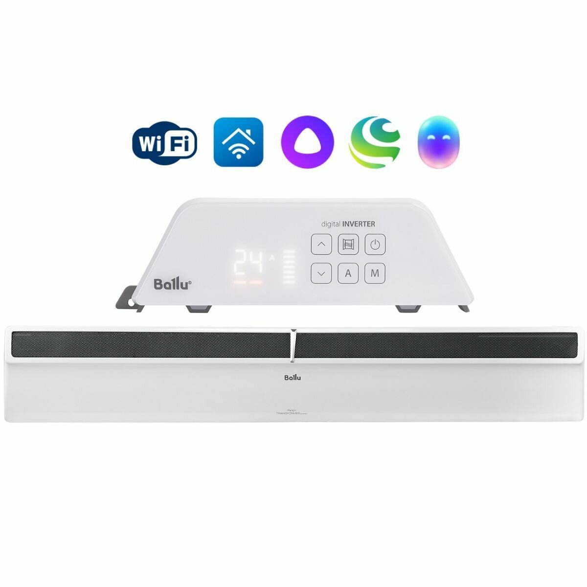 Конвектор электрический Ballu BEC/PL-1500-EVU-4I / инверторный обогреватель плинтусный