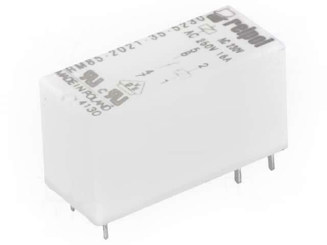 Реле RELPOL RM85-2021-35-5230, электромагнитное, SPST-NO, Uобмотки 230ВAC, 16 A/250ВAC, IP67