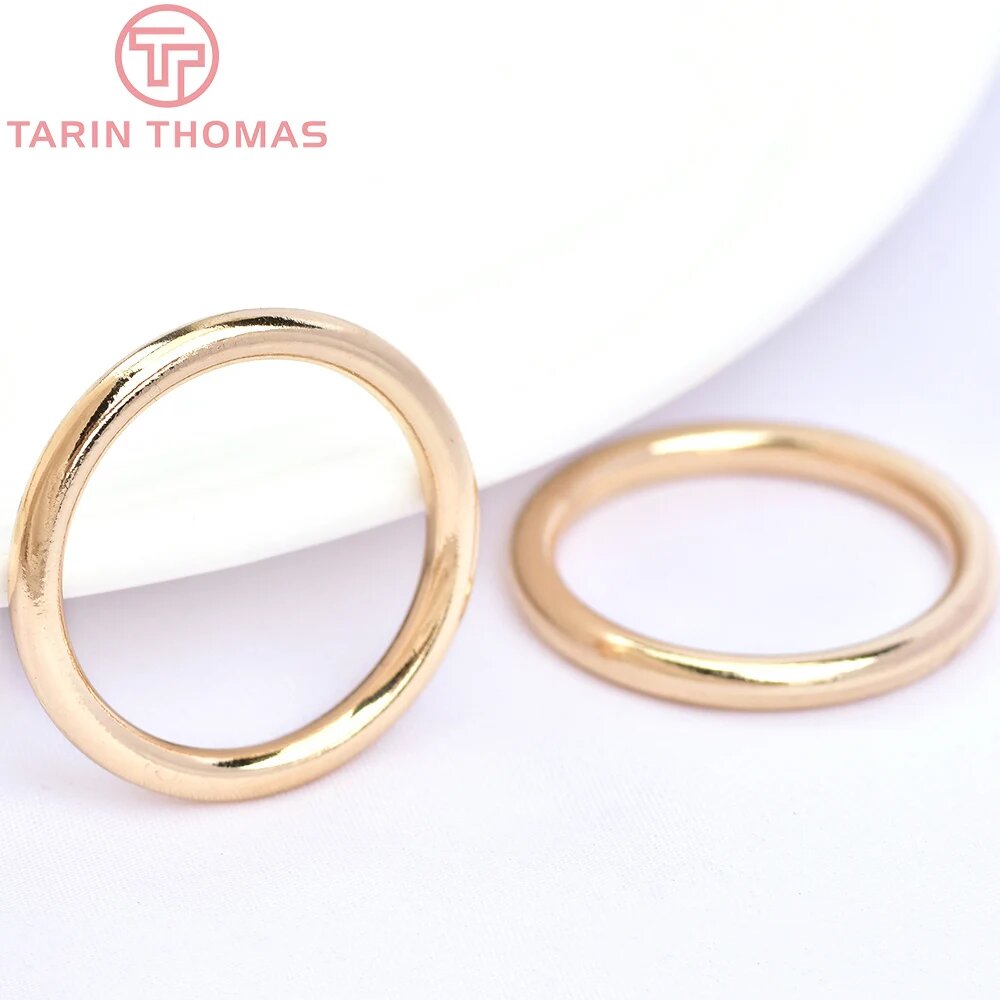 Кольца TARIN THOMAS Champagne Gold, 25 мм