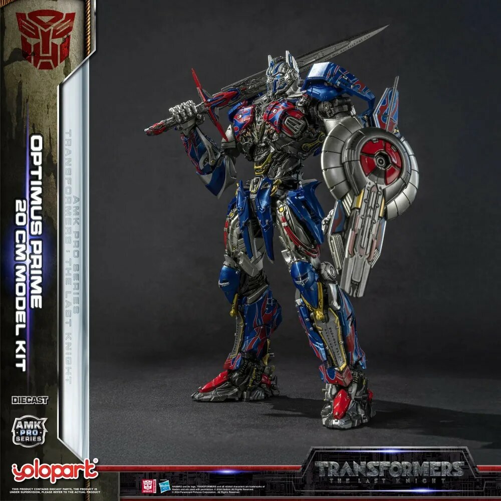 Трансформеры Игрушка Yolopark Transformers: The Last Knight AMK PRO Series 20cm Optimus Prime Model Kit ZZQ
