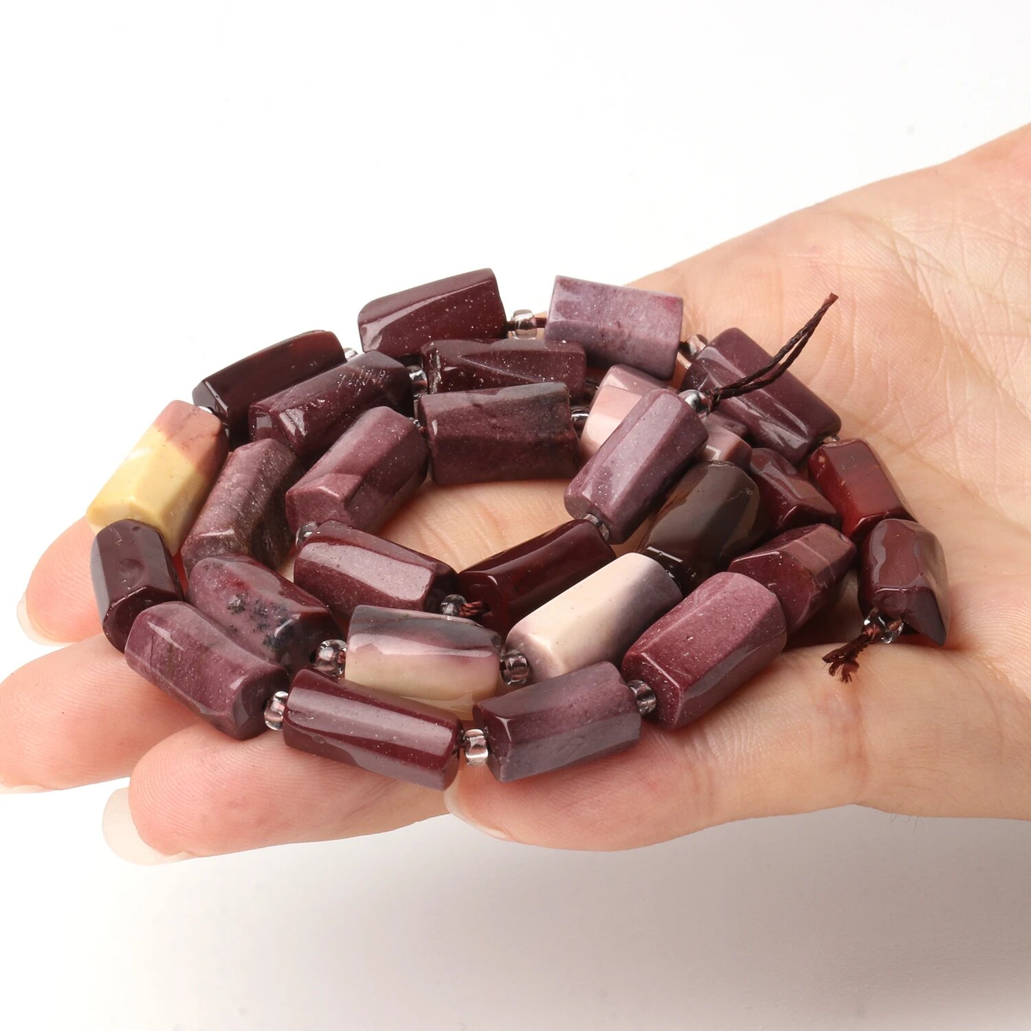 Лунный камень бусины xilitata 15inches, Mookaite