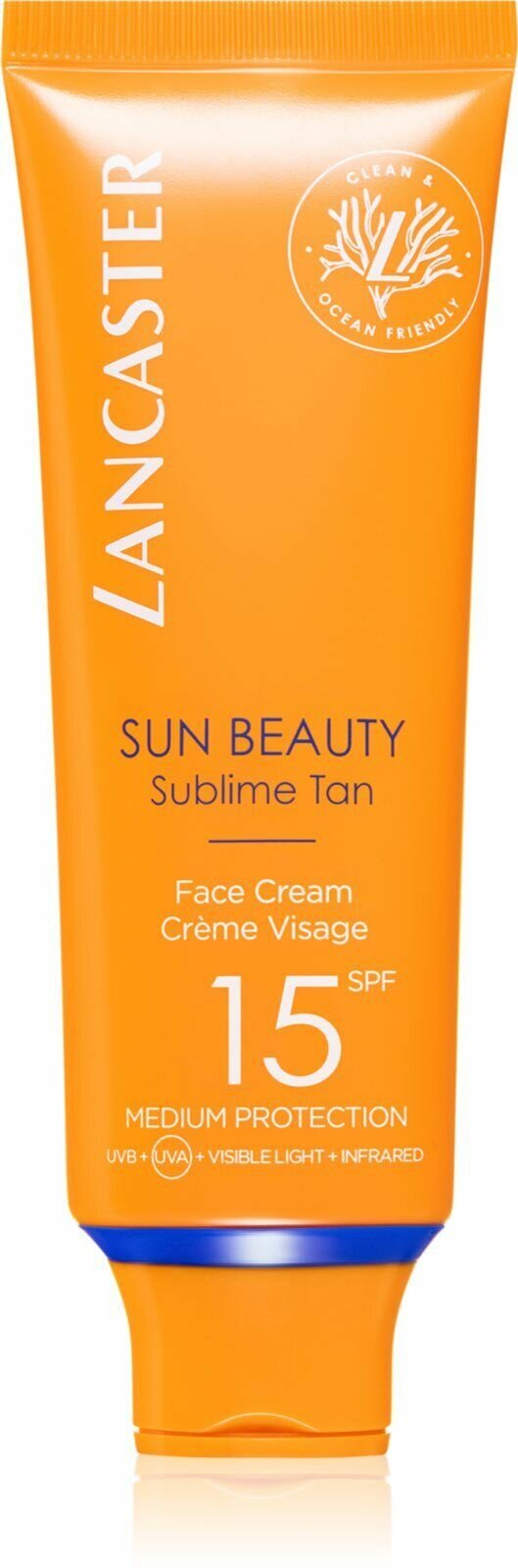 Lancaster солнцезащитный крем для лица SPF 15 Sun Beauty Face Cream 50 ml