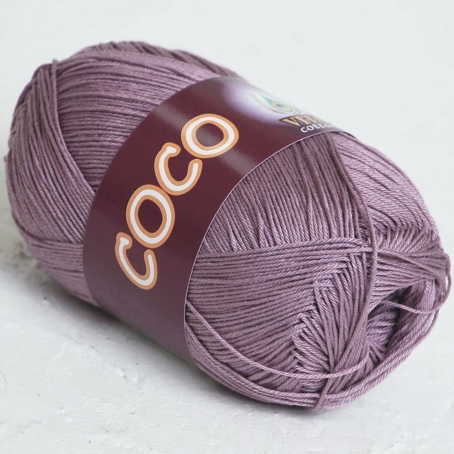 Пряжа Vita cotton COCO 4307 пыльная роза (5 мотков)
