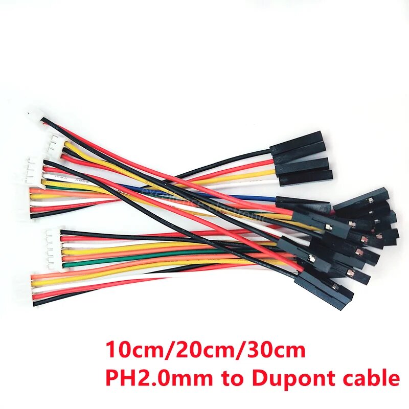 Кабель Dupont 26AWG 30см, 5шт, 6P