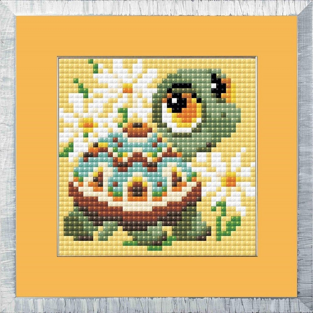 Алмазная мозаика RIOLIS "Черепашка", 10х10 см (риолис. AM0020)