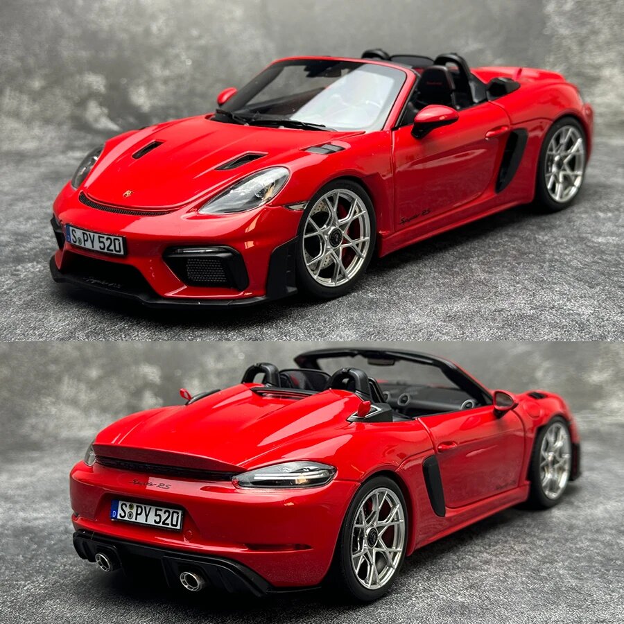 NOREV Cayman 718 GT4 RS/Weissach металлическая модель 1:18 Красный, 187271Red-Roadster