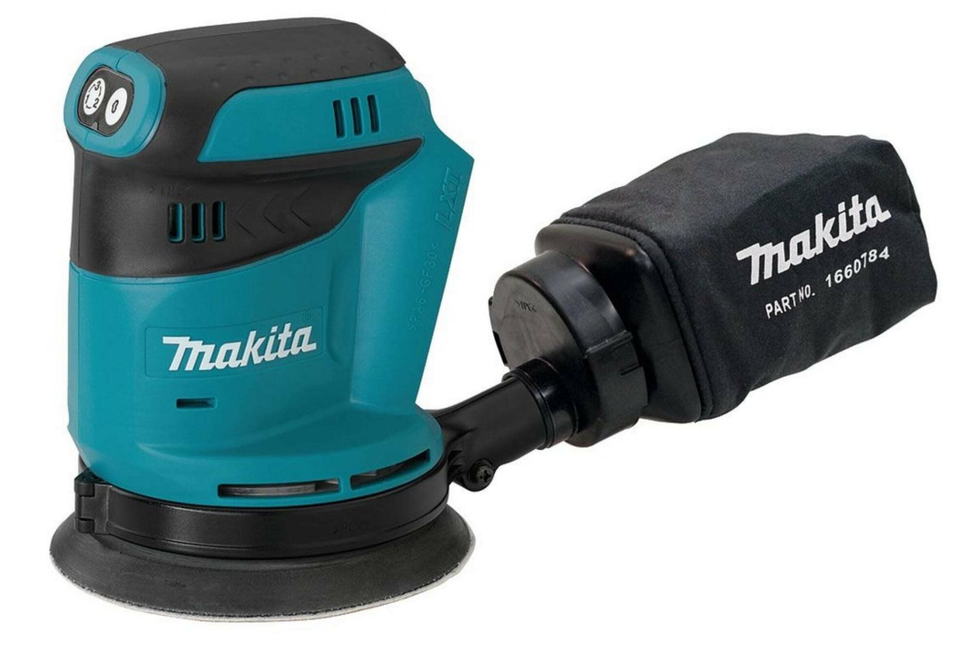 Эксцентриковая шлифмашинка Makita DBO180Z LXT 18V , Без ЗУ, Без АКБ