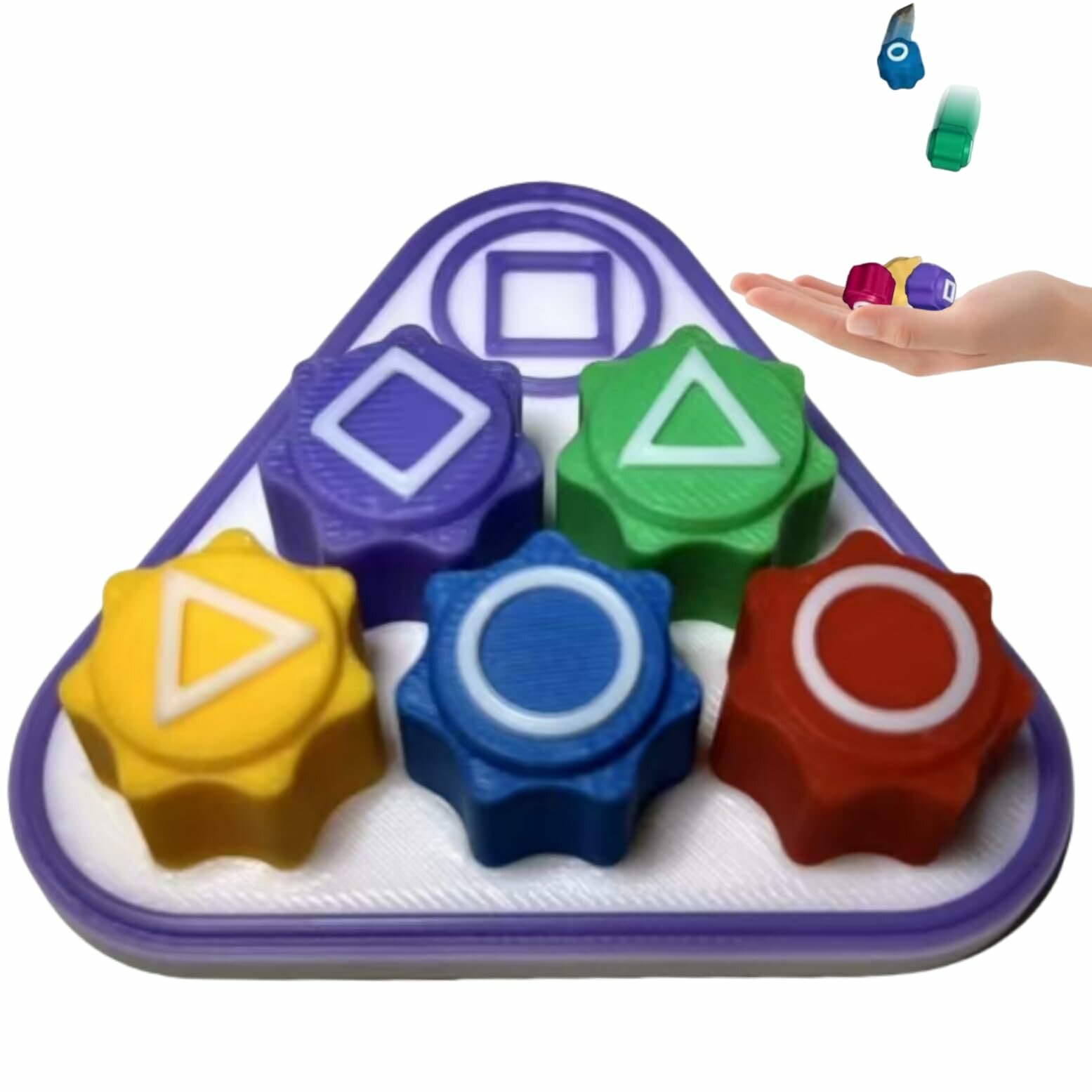 Набор Gonggi для игры и развития моторики, 5 фигурок, корейская традиционная игра для детей и взрослых