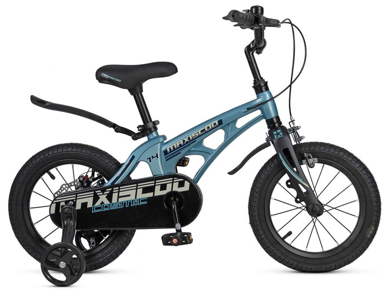 Детский велосипед Maxiscoo Cosmic Standart Plus 14' (2025) 14 Синий (90-110 см)