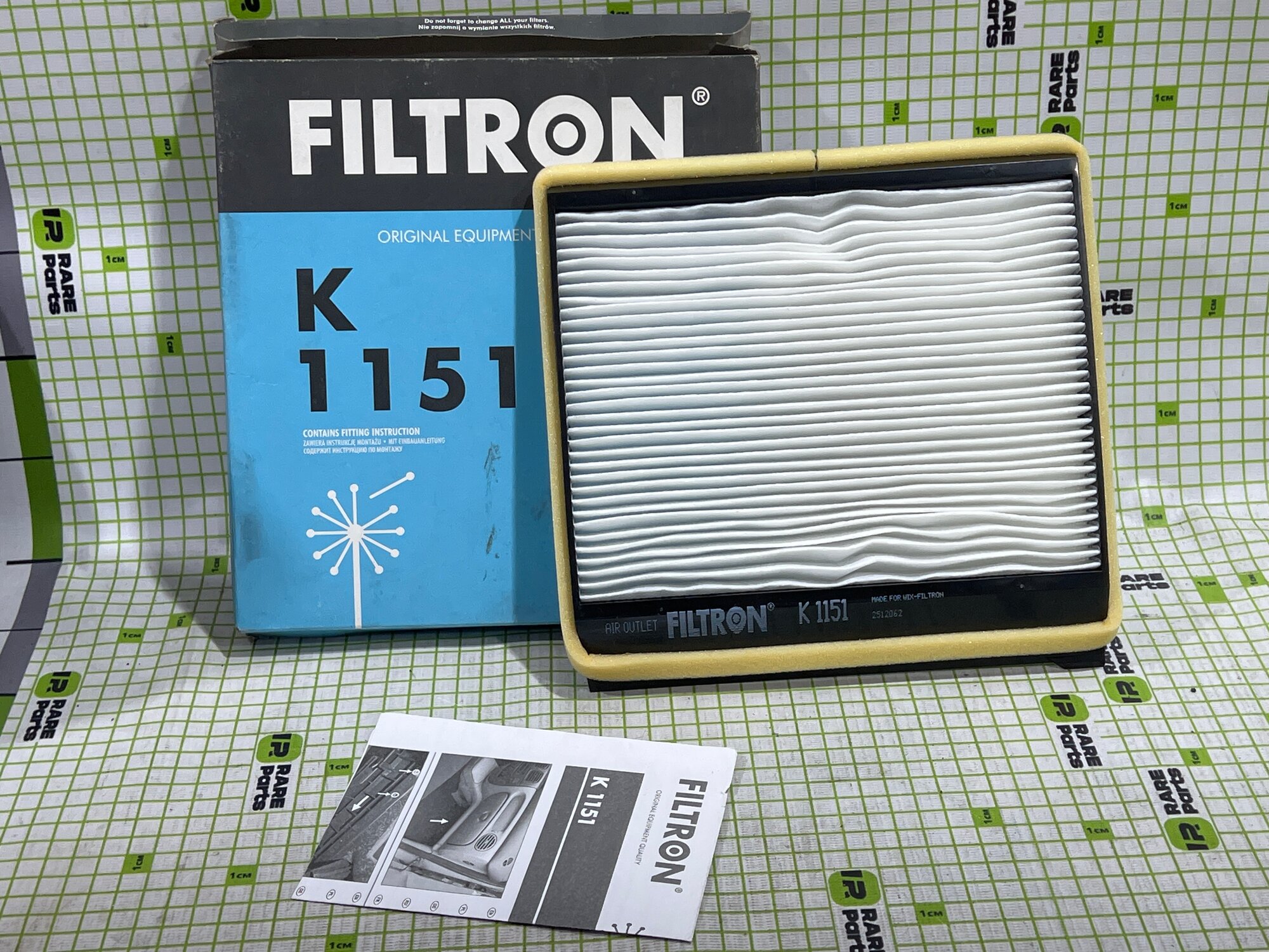 Фильтр салона для Renault Megane