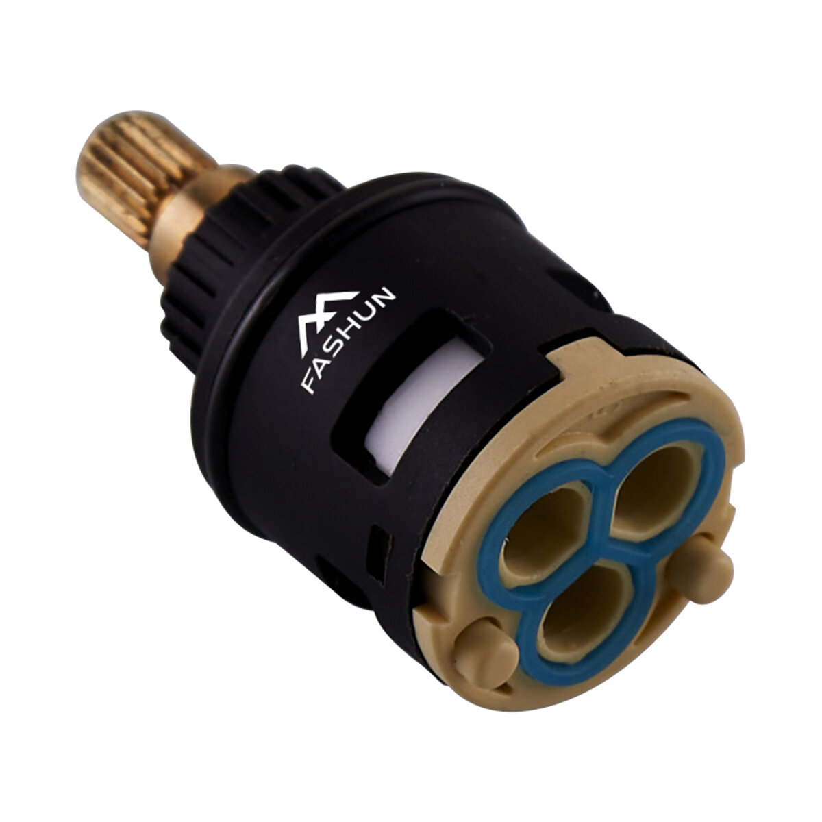 Кран-букса Fashun A54-2, с керамическими пластинами на 3 хода, латунная