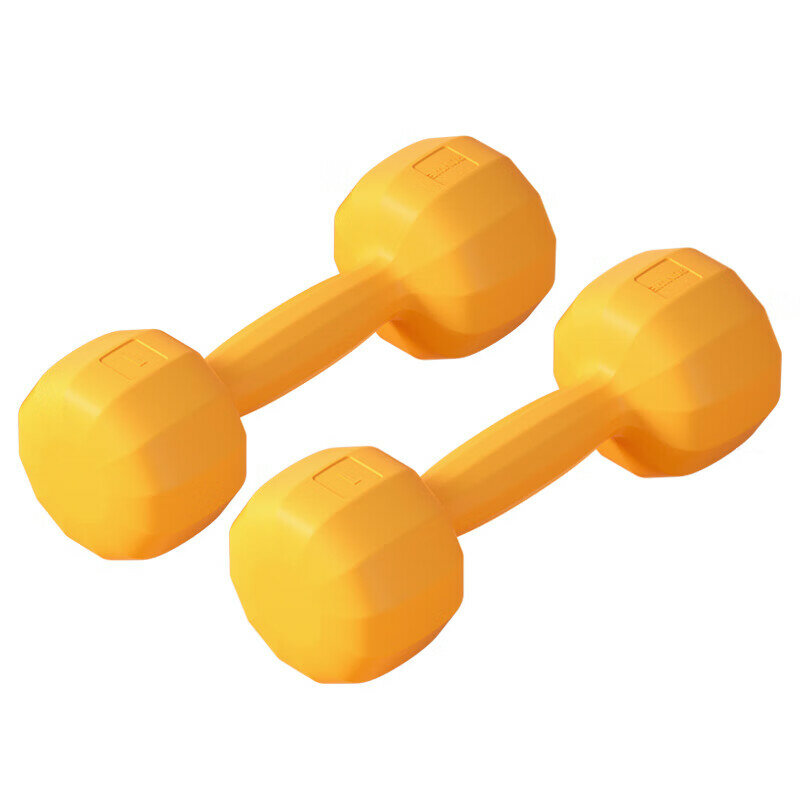 Langwei Гантели с резиновым покрытием для домашних тренировок - универсальный набор для укрепления рук, 4 кг (2 кг x 2)