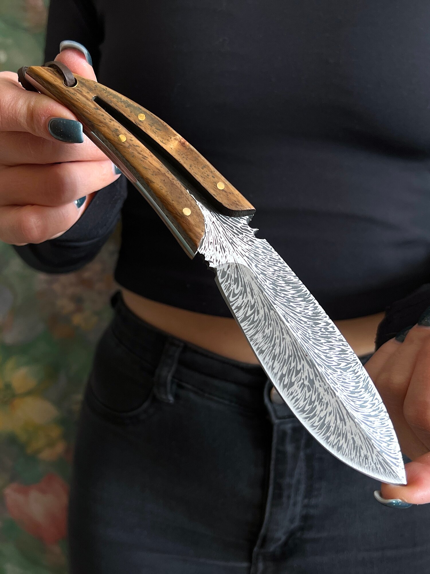 Нож охотничий, туристический "Перо" арт. 318 / Не холодные ножи