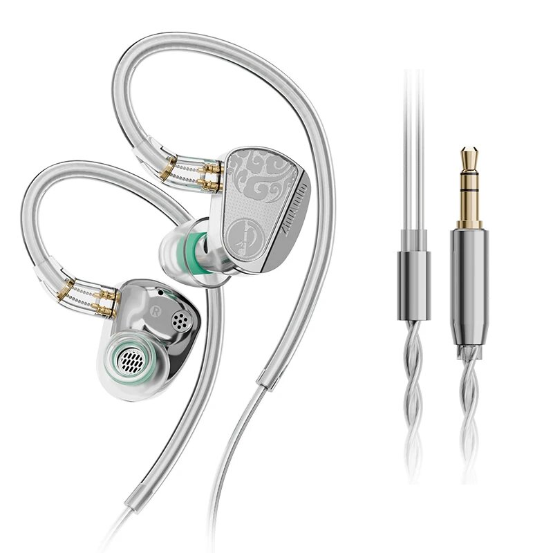 Наушники Zhulinniao Jinghong Z3, silver 3.5 no mic