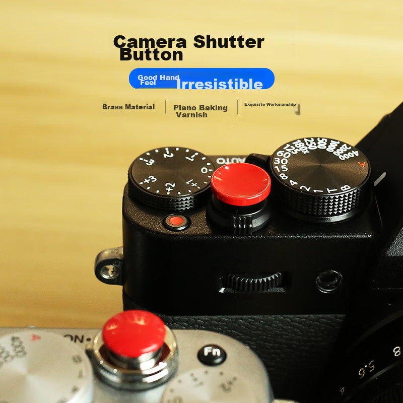 JJC Compatible with Fuji Shutter Buttons XT4, XT3, X-T50, XT30 Second Generation, XE4, XE3, X100VI, Xm5 Cameras, Leica M9, Sony RX1R2 Accessories