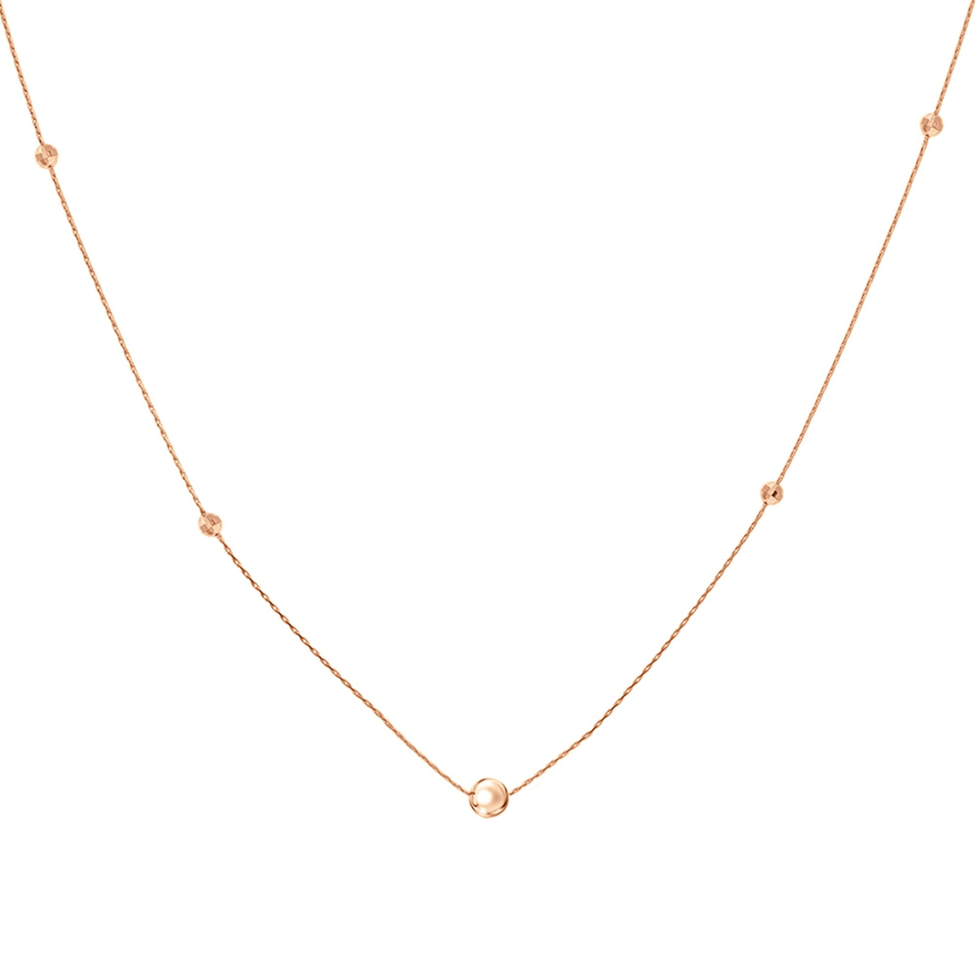 Колье, красное золото, 585 проба