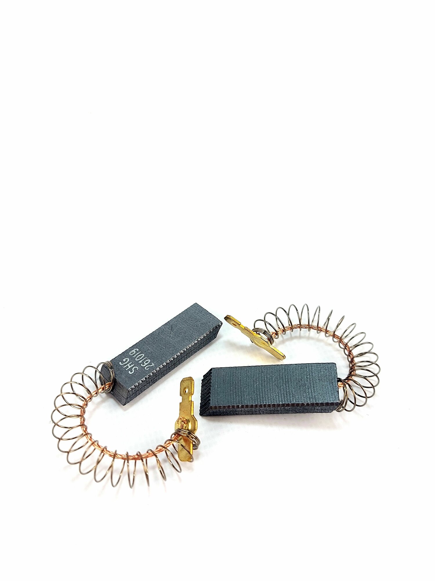 Щетки 5х12,5х36 угольные для стиральной машины Bosch с пружиной и клеммой "папа"