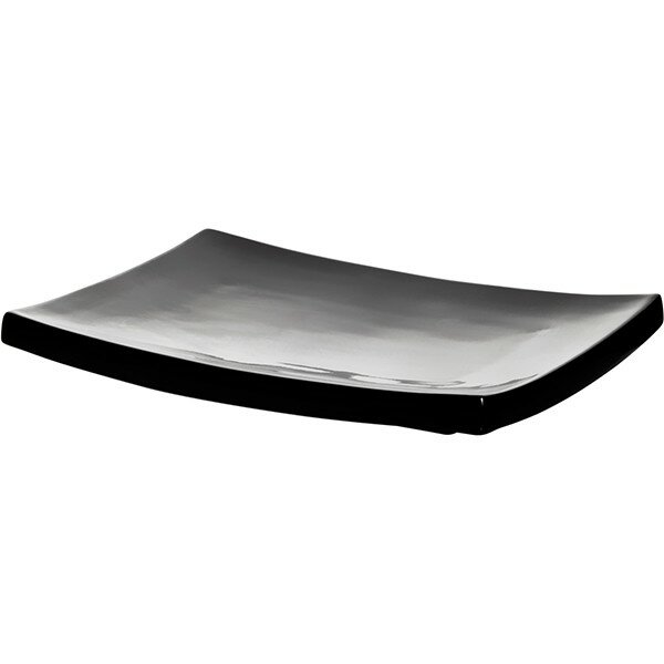 Блюдо для суши прям.25*17.5см черн. фарфор (Kunstwerk, Китай)