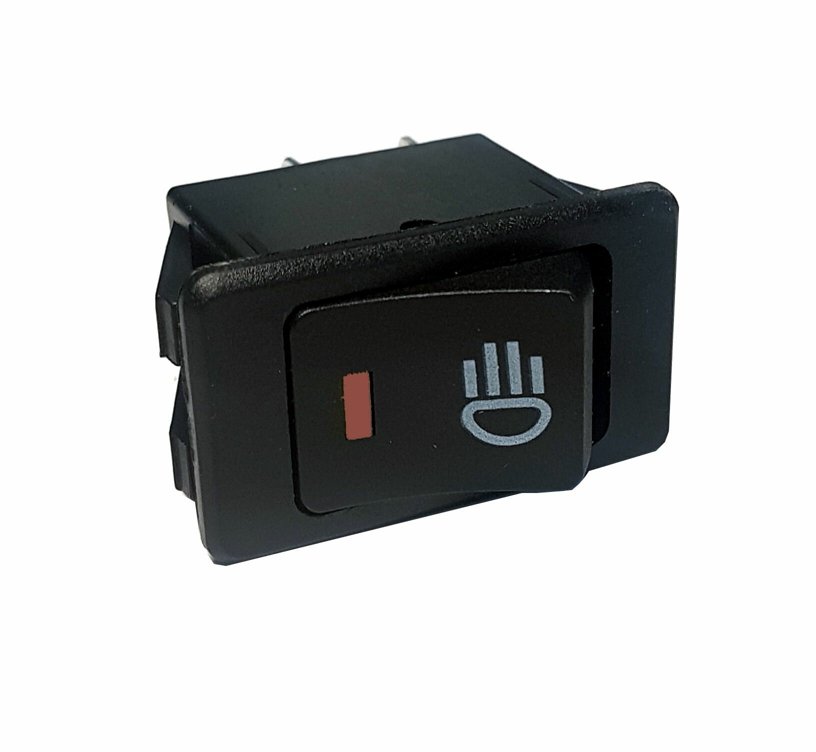 Клавиша 12V 35А красная с подсветкой 4контактное ON OFF YADA 905937