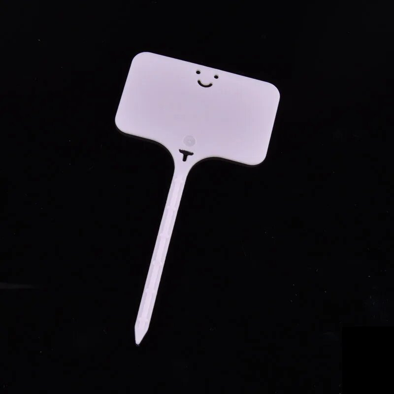 30 шт. пластиковые водонепроницаемые бирки для растений, садовые цветы, овощи в горшке, бонсай, сочная этикетка, Т-образная форма, детский маркер, табличка 49*96 мм