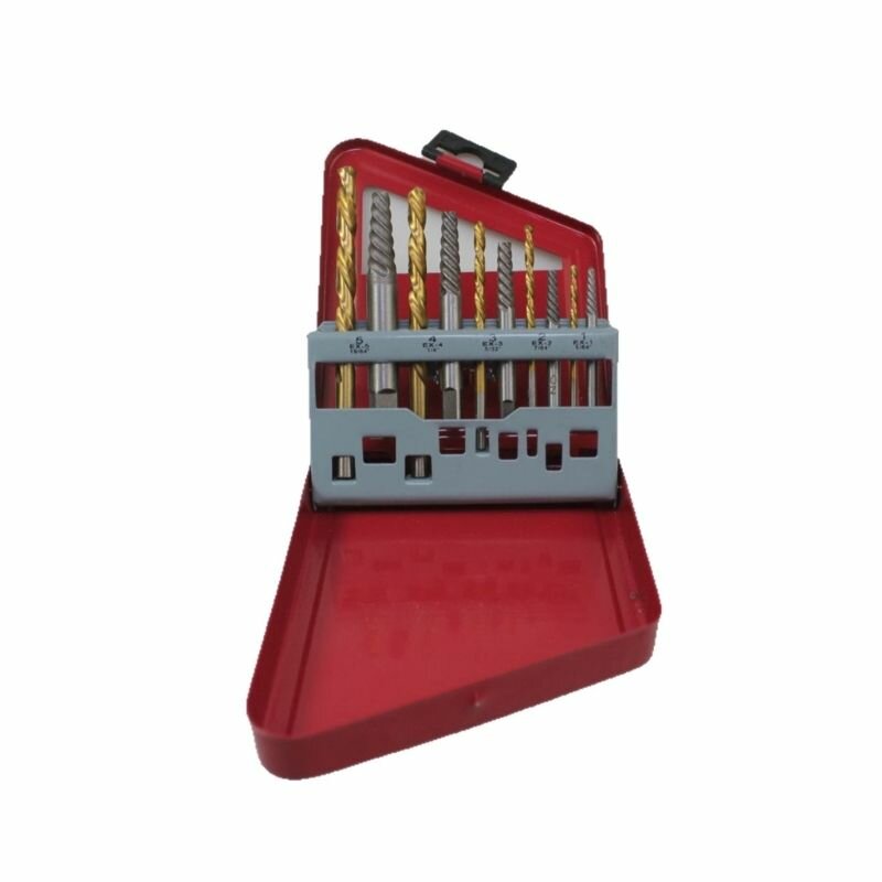 10 шт. Сверла для извлечения поврежденных и сорванных винтов, удаление сломанных болтов