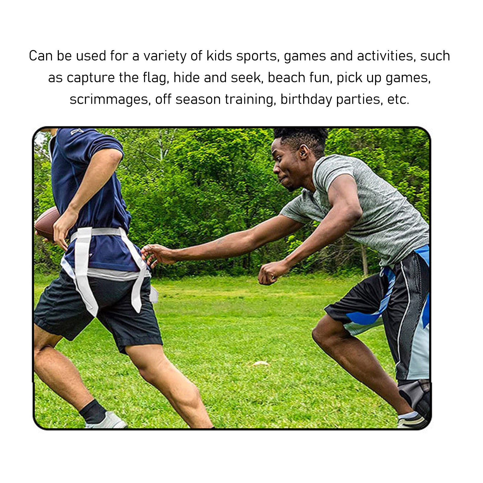 Набор для футбола с флагом, набор футбольных поясов и флагов с флагом для детей, подростков, взрослых, тренировок в помещении, на открытом воздухе, красный и синий