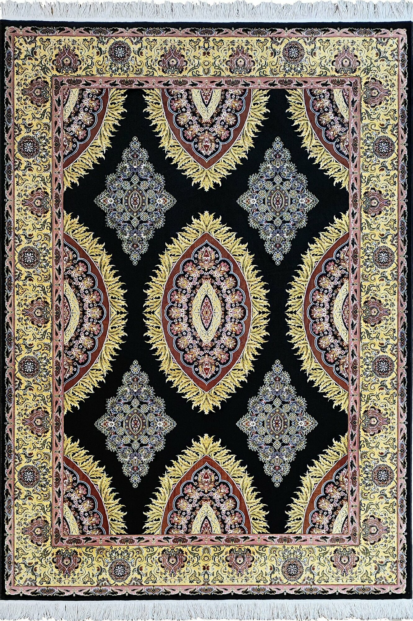 Ковер Ковровый дом Iran 8, 2x3 м, прямоугольный, восточный стиль