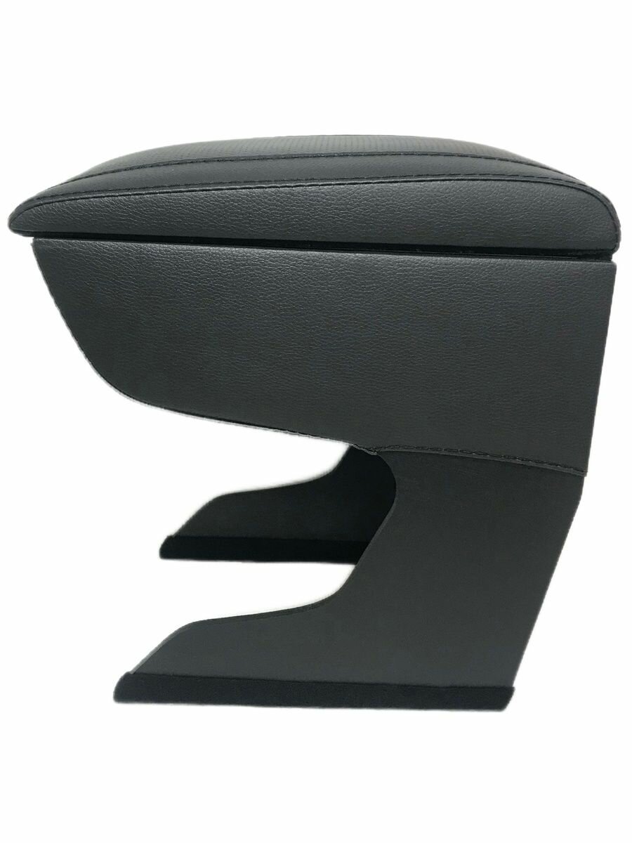 Подлокотник ВАЗ Нива кожаный (черный, перфорированная крышка), Niva