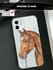 Чехол на Apple iPhone 12 mini / Айфон 12 Мини с принтом "Конь и снежинки"