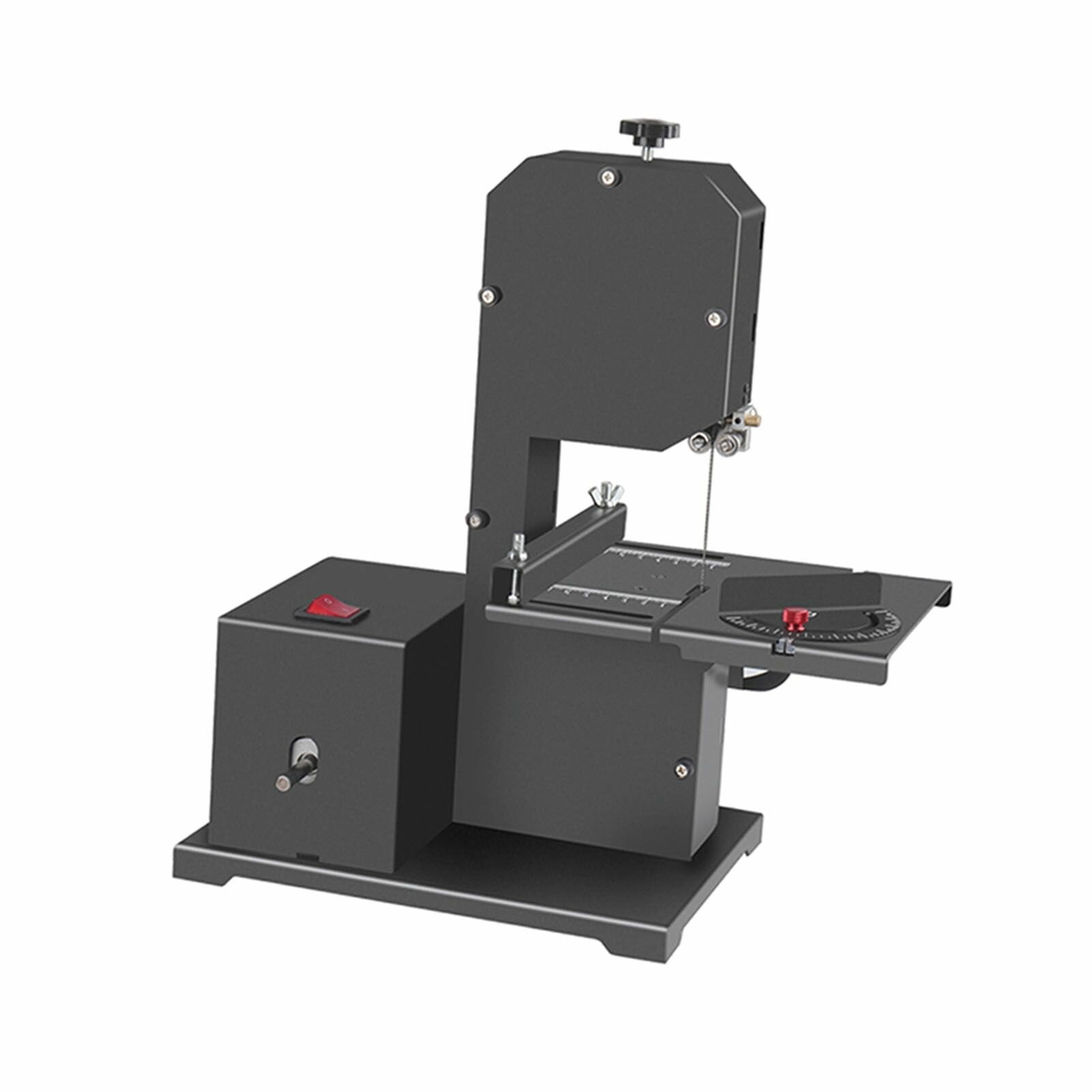 Мини многофункциональная ленточная пила 1750 об/мин, настольная электрическая пила для домашнего использования, резка дерева, с мощностью 800W