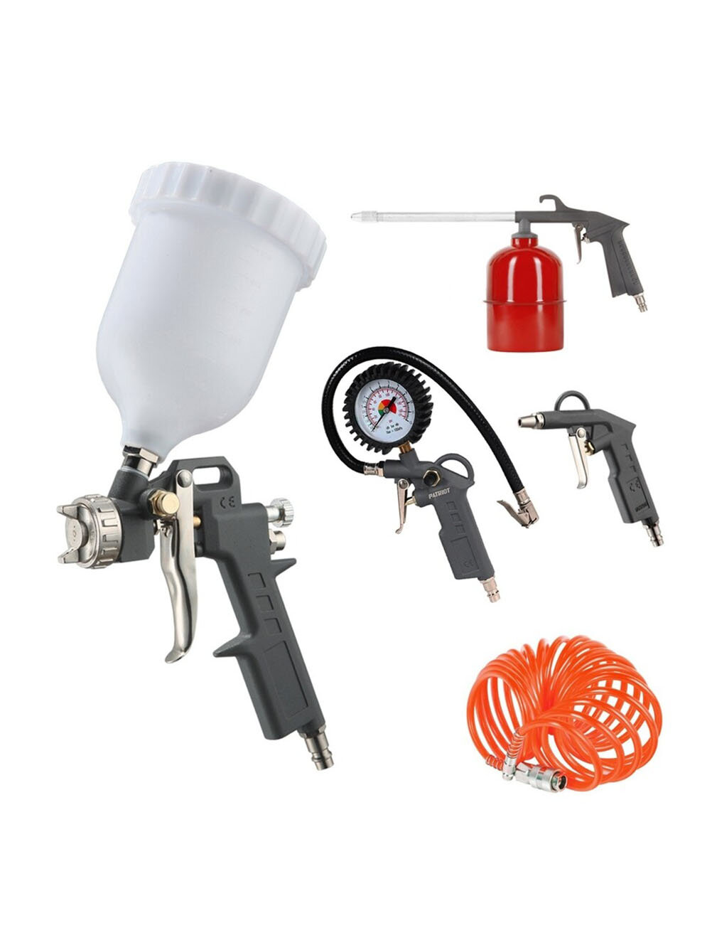 Набор пневмоинструмента окрасочного 5A для компрессоров 5 предметов (830901060)