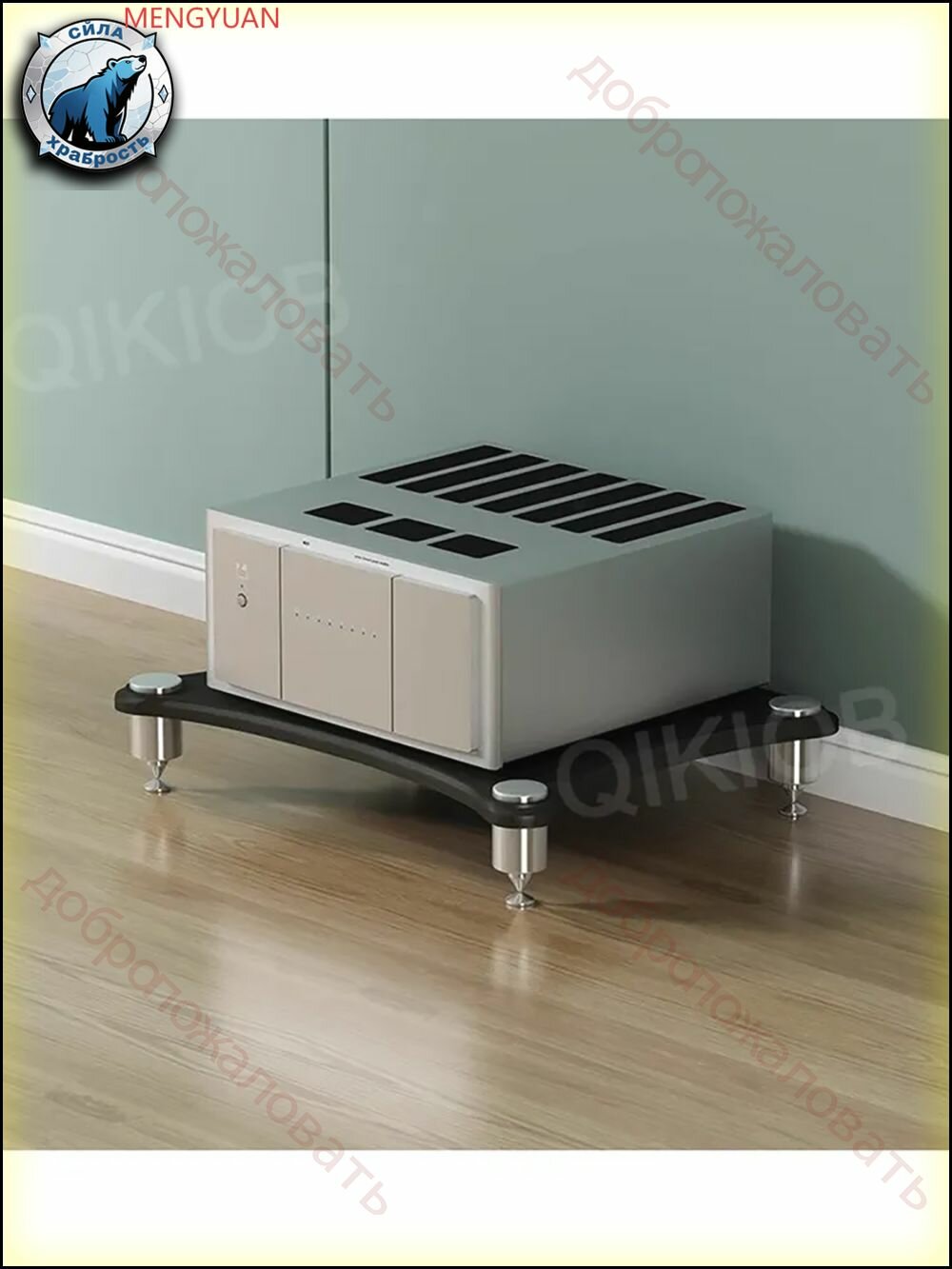 Стойка Для Hi Fi Аппаратуры 1 Этажа, аппаратуры подходит для гостиной, 60x48x10см