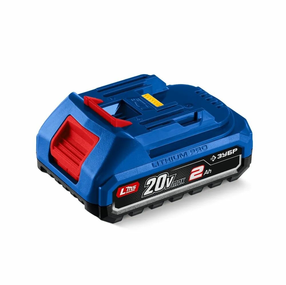 ЗУБР Power PRO, 20 В, 2.0 А ч, аккумулятор LMS, профессионал (BP-P-20-2)