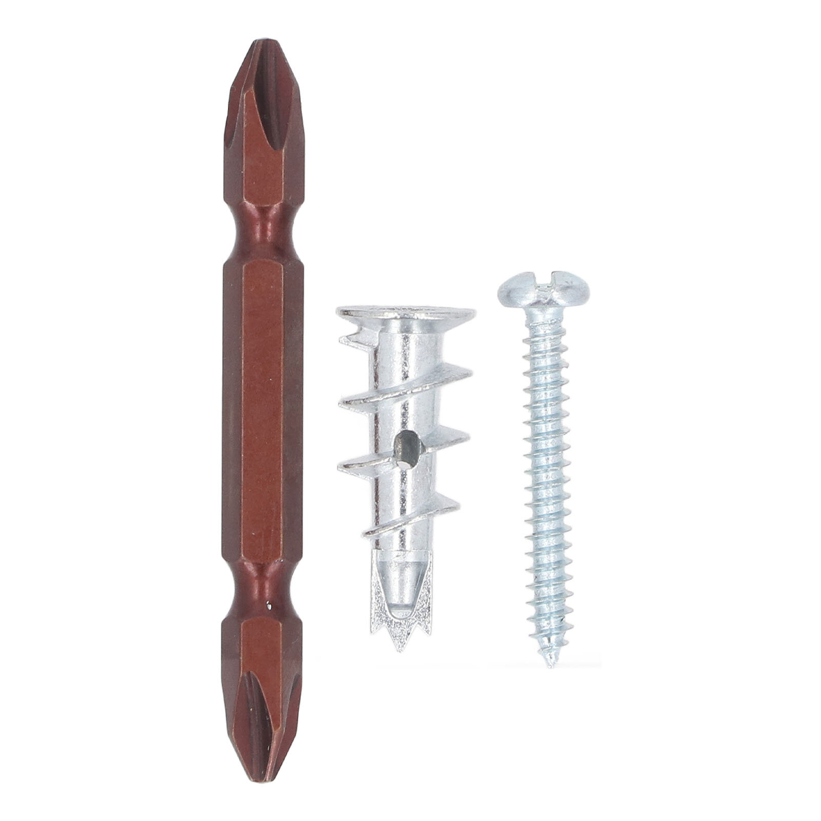 50 шт. сверхпрочных полых металлических анкеров для стен и 50 шт. винтов из цинкового сплава, самосверлящие анкеры для гипсокартона