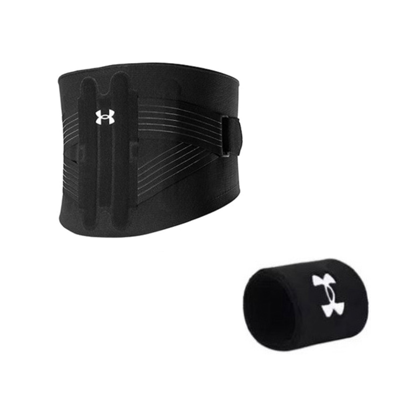 Бандаж для спины унисекс Under Armour 8959749, черный, S EU