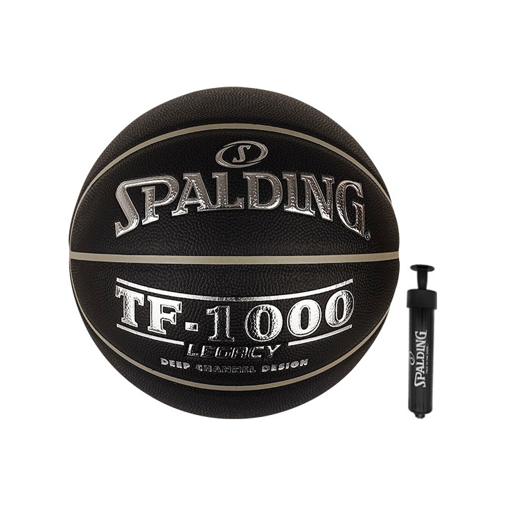 Баскетбольный мяч SPALDING TF Collection TF 1000, черный, размер 7, микрофибровая кожа элитного кач