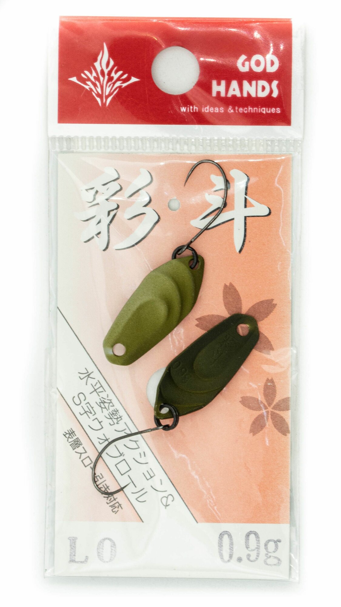 Японская блесна на форель God Hands Saito, 0.9 гр, LO / Форелевые приманки для рыбалки